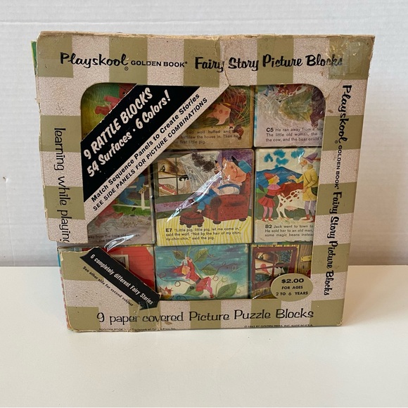 Playskool | Toys | Vintage 961 Playskool Golden Book Fairy Tale Story ...
